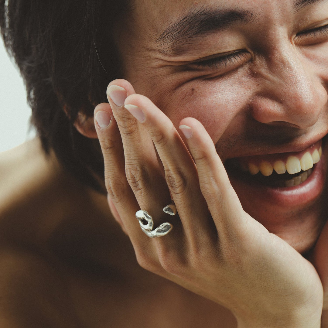 Mantra silver ring by Studio Aseo – BEYOND STUDIOS